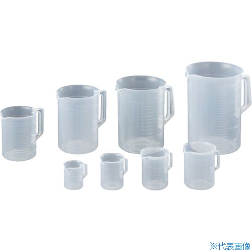 オレンジブック トラスコ中山　TRUSCOサンプラ ポリプロピレン手付ビーカー 200mL 〔品番:01027〕[ 注番:5573165]特長●取手は使いやすく手にフィットする形状です。●マグネチックスターラー使用の撹拌に適しています。●目...