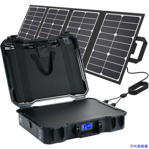オレンジブック トラスコ中山　TRUSCOリンクサス ポータブル電源 MONTEK X−1000ソーラーパネル付き 〔品番:LXMON1000SP80〕[ 注番:5587479]特長●持ち運べる発電所、MONTEK　X-1000。●本体にコ...