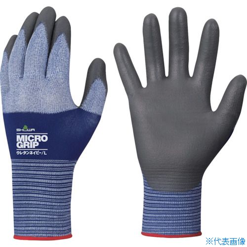 オレンジブック トラスコ中山　TRUSCOSHOWA ウレタン背抜き手袋 NO264 マイクログリップ ウレタンネイビー Sサイズ 〔品番:NO264S〕[ 注番:5602999]特長●マイクロファイバーに、伸縮性に優れた糸を組み合わせるこ...