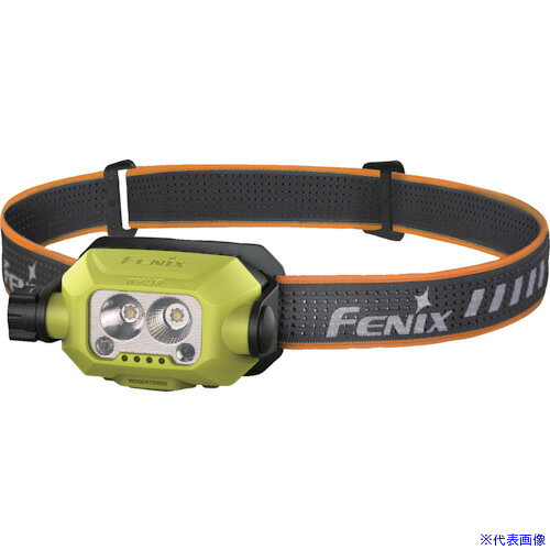 オレンジブック トラスコ中山　TRUSCOFENIX 充電式LEDヘッドライト(センサー搭載) WH23R 〔品番:WH23R〕[ 注番:5619494]特長●高輝度なスポットビーム・広範囲照射可能なワイドビームを切り替え可能なヘッドライト...