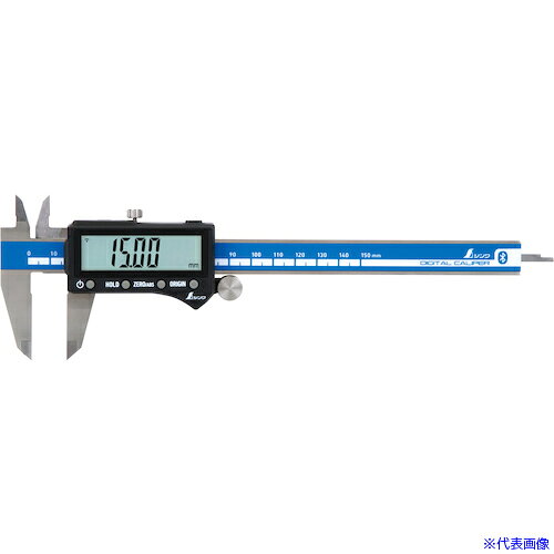 オレンジブック トラスコ中山　TRUSCOシンワ デジタルノギス 大文字2 150mmデータ転送機能付 〔品番:19810〕[ 注番:5624063]特長●Bluetooth通信機能付で、測定値をスマートフォンやタブレット、パソコンに送信で...