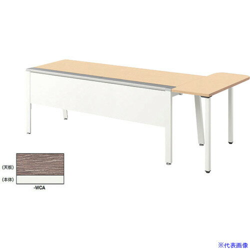 オレンジブック トラスコ中山　TRUSCONAIKI マネージャー用デスク 〔品番:RX2010KSTWCA〕[ 注番:5679452]特長●八の字型に広がる斜め脚や本体・天板カラーなど、意匠のこだわりをすみずみに感じる商品です。●カジュア...