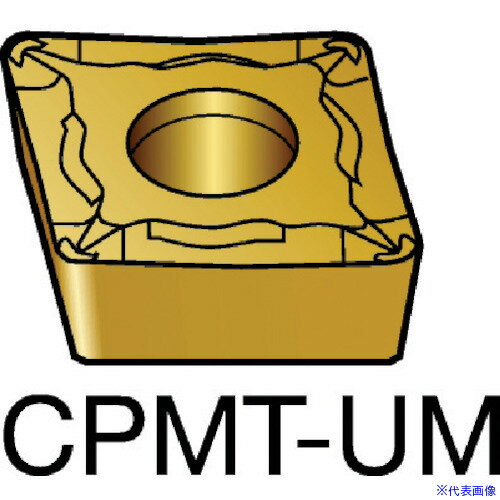 オレンジブック トラスコ中山　TRUSCOSANDVIK コロターン111 旋削用ポジチップ(130) 1125 〔品番:CPMT09T308UM〕[ 注番:5695031]特長●滑らかな切削と優れた切れ刃じん性または加工面粗さとの融合が求...