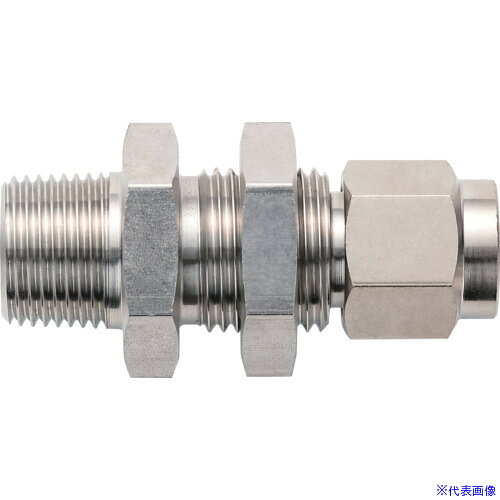 オレンジブック トラスコ中山　TRUSCO潤工社 ステンレス継手 隔壁オスユニオン 12×9mm PT3/8 〔品番:PUN12X9PT38SUS〕[ 注番:5724545]特長●耐食性の高い SUS316 で構成されています。●低温から高...