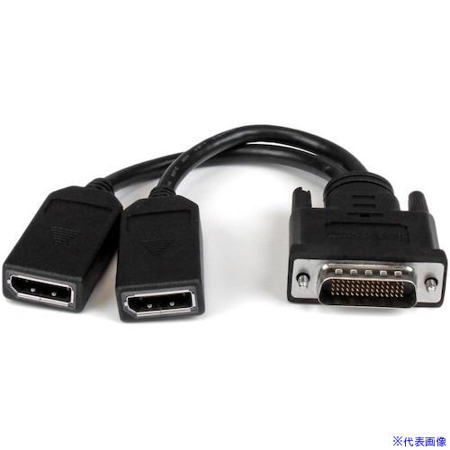 オレンジブック トラスコ中山　TRUSCOStarTech DMS−59 − デュアルDisplayPortアダプターケーブル/20cm/4K x 2K/DMS 59ピン2分岐 〔品番:DMSDPDP1〕[ 注番:5724986]特長●DM...