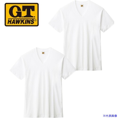 オレンジブック トラスコ中山　TRUSCOGUNZE GT ホーキンス半袖V首 〔品番:HK1015203LL〕[ 注番:5736685]特長●丈夫で長持ちかつ着心地満点GTホーキンスの綿100%のVネック天竺Tシャツです。●綿の柔らかい風...