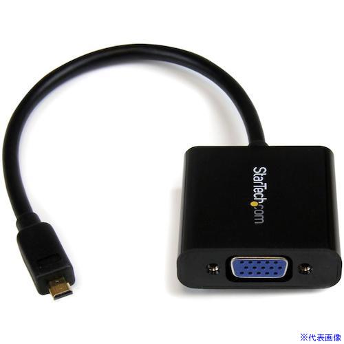 オレンジブック トラスコ中山　TRUSCOStarTech ディスプレイアダプター/Micro HDMI − VGA/1080p/アクティブ/ブラック/ビデオ 変換 コンバーター 〔品番:MCHD2VGAE2〕[ 注番:5745297]特長...