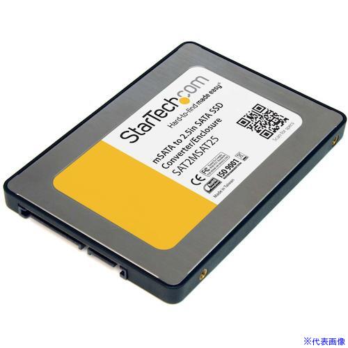 オレンジブック トラスコ中山　TRUSCOスターテック Mini SATA - 2.5インチSATA変換アダプター/mSATA SSD - SATA変換ケース 〔品番:SAT2MSAT25〕[ 注番:5745341]特長●mSATA（Min...