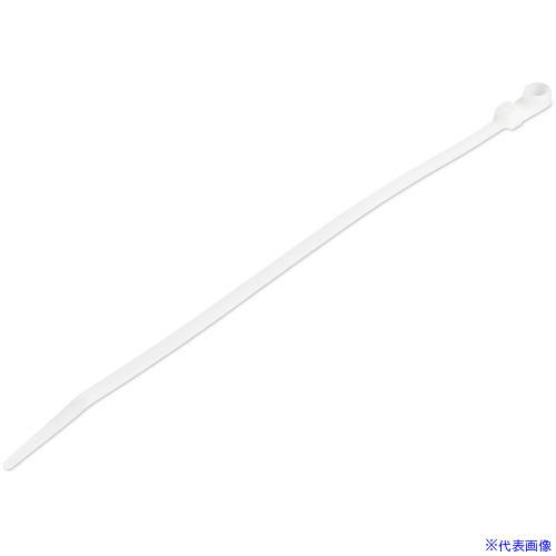 オレンジブック トラスコ中山　TRUSCOスターテック 結束バンド/ネジ止め穴付き/100本入りパック/ホワイト/長さ21.9cm/幅4mm/ケーブル束の直径52mm 〔品番:CBMZTS10N8〕[ 注番:5746944]特長●結束しやす...