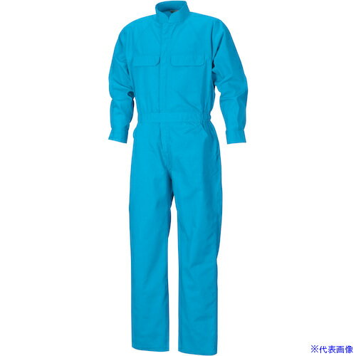 オレンジブック トラスコ中山　TRUSCOリンクサス T/C 円管服(つなぎ服)サックス M 〔品番:LXS716003M〕[ 注番:5753491]特長●ポリエステルとコットンを混ぜたT/C素材のつなぎ服です。●ペンを入れるポケット付きの...