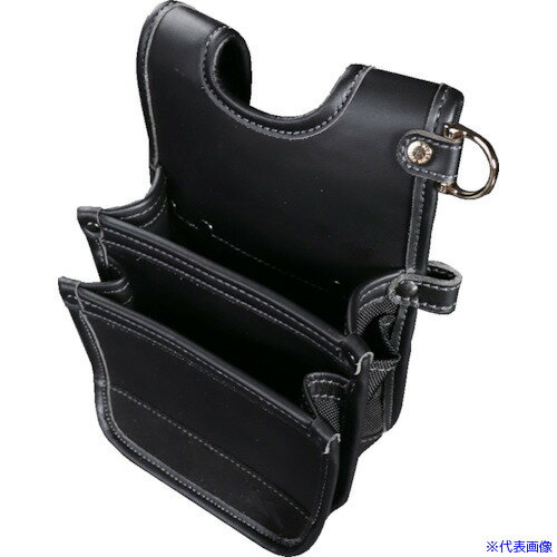 オレンジブック トラスコ中山　TRUSCOフジ矢 建築薄型腰袋2段(黒金) 〔品番:AB42BG〕[ 注番:5760619]特長●スタンダードな2段仕様で、軽さ・質感・耐久性に優れた、質感を追求しつつ使いやすさを損なわない生地素材を採用して...