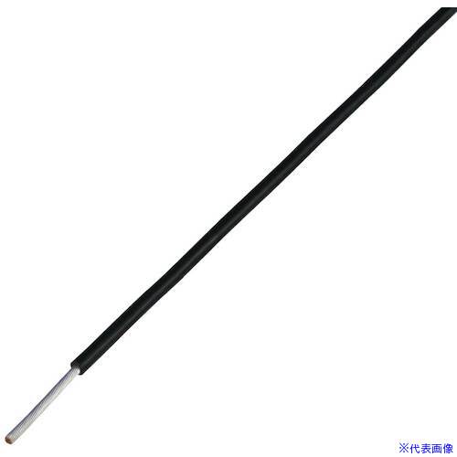 オレンジブック トラスコ中山　TRUSCOKYОWA ふっ素樹脂電線 FEP 〔品番:FEP0.5SQBK100M〕[ 注番:5761903]特長●化学薬品に不活性であり、機械的強度にすぐれています。●耐熱、耐寒、不燃電線です。用途●工業用...