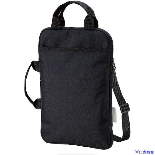 オレンジブック トラスコ中山　TRUSCOArTeC PCタブレット用クッションバッグ ブラック(91877) 〔品番:91877〕[ 注番:5763248]特長●4WAYでカラー展開豊富なタブレットケース仕様仕様2●本体、ショルダーベルト...
