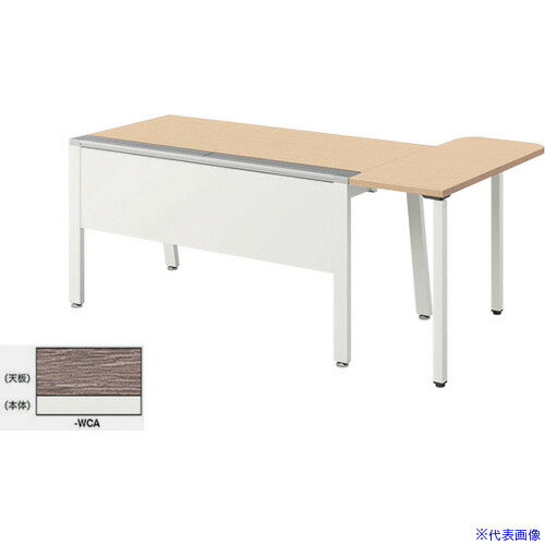 オレンジブック トラスコ中山　TRUSCONAIKI マネージャー用デスク 〔品番:RX1610KSTWCA〕[ 注番:5786623]特長●八の字型に広がる斜め脚や本体・天板カラーなど、意匠のこだわりをすみずみに感じる商品です。●カジュア...