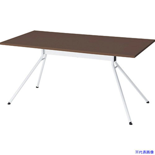 オレンジブック トラスコ中山　TRUSCONAIKI ミーティングテーブル 〔品番:KLPA1575WWN〕[ 注番:5800394]特長仕様●間口(mm)：1500●奥行(mm)：750●高さ(mm)：720●天板色：ダークウォールナット...