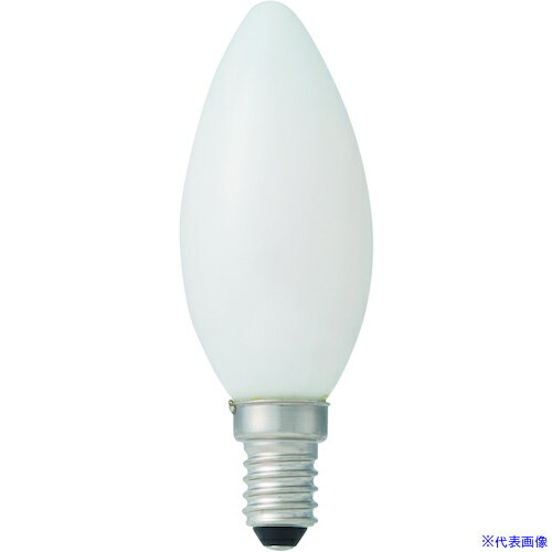 オレンジブック トラスコ中山　TRUSCOトーメ シャンデリア電球形LED 〔品番:LDC4LW40WE14T2〕[ 注番:5833057]特長●本体がホワイトガラスでやわらかく光を放ちます。仕様●明るさ(lm)：440●光源色：電球色●外...