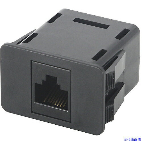 オレンジブック トラスコ中山　TRUSCO摂津金属工業 LAN用中継コネクタ(CAT6) 〔品番:NPLCDT9023〕[ 注番:5899108]特長●パネル等を介してRJ−45 モジュラープラグ付きのLAN用ケーブルを中継することができま...