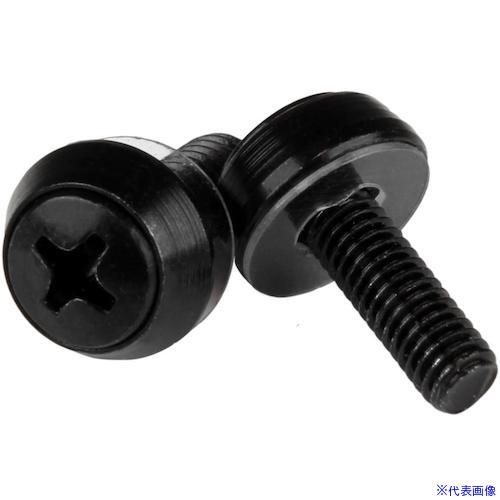 オレンジブック トラスコ中山　TRUSCOStarTech サーバーラック金具/ネジ/M5/12mm/50個入り/ブラック/IT AV ネットワーク機器 ラック用 〔品番:CABSCREWSB〕[ 注番:5944509]特長●サーバーラック...