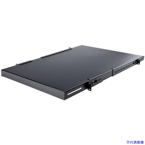 オレンジブック トラスコ中山　TRUSCOスターテック サーバーラック棚板/1U/放熱スリット無/耐荷重150kg/奥行700mm/取付奥行495〜974mm/19インチラック 〔品番:ADJSHELFHD〕[ 注番:5954320]特長●...