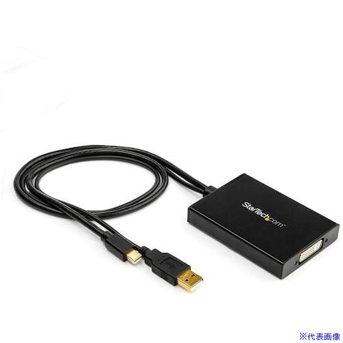オレンジブック トラスコ中山　TRUSCOStarTech ディスプレイアダプター/Mini DisplayPort − DVI−D/2560 x 1600/アクティブ変換 〔品番:MDP2DVID2〕[ 注番:5978026]特長●Min...