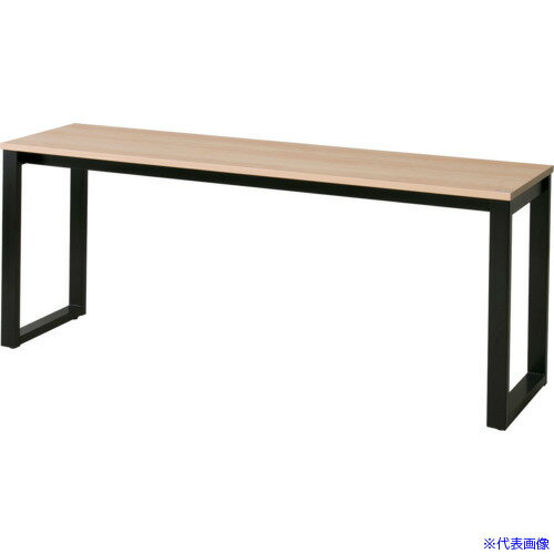 オレンジブック トラスコ中山　TRUSCO弘益 カウンターテーブル ブラック脚 ナチュラル 〔品番:ASOCT1845BNA〕[ 注番:6092925]特長●抗ウイルスメラミン化粧板を採用したカウンターテーブルです。●天板裏には抗ウイルスバ...