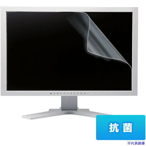 オレンジブック トラスコ中山　TRUSCOSANWA 19.0インチ(5:4)対応液晶保護抗菌フィルム 〔品番:LCD190AB〕[ 注番:6163417]特長●「銀微粒子を精密に塗布する技術」を活かし、超親水バインダーに銀系抗菌剤を組み合...