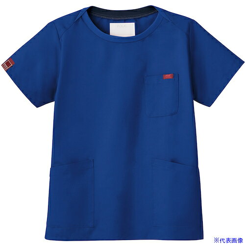 オレンジブック トラスコ中山　TRUSCOFOLK ユニセックススクラブ 7097SC ネイビー SS 〔品番:7097SC7SS〕[ 注番:6212493]特長●クルーネックで、リブの肌側は配色のアクセントがあります。用途●病院、クリニッ...