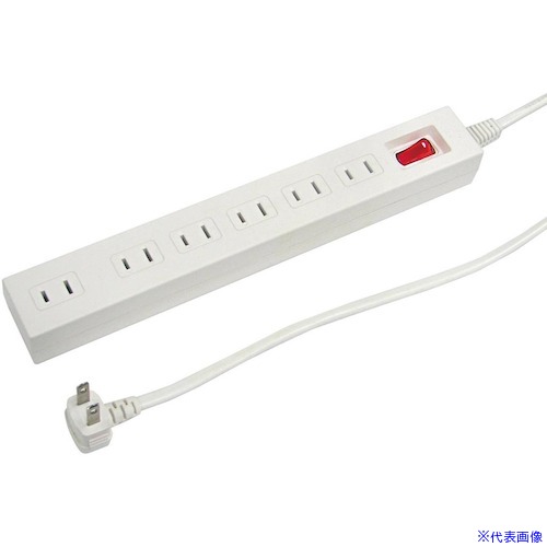 オレンジブック トラスコ中山　TRUSCOYAZAWA 集中スイッチ付節電タップ6個口2m白 〔品番:Y02612WH〕[ 注番:6280173]特長●コードを抜かずに電源をON/OFFできる、節電に便利な集中スイッチ付き仕様●コンセント数...
