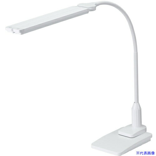 オレンジブック トラスコ中山　TRUSCOYAZAWA LED2灯クランプスタンドライト調光機能付き 〔品番:SDCCL13D01WH〕[ 注番:6511525]特長●LED点灯部が2灯で可動式●LEDは3段階調光●LED点灯部のタッチセン...