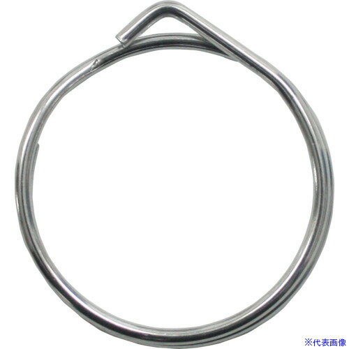 オレンジブック トラスコ中山　TRUSCOKONTEC 指や爪にやさしいキーリング リング内径約30mm 2個入 〔品番:AP34〕[ 注番:6514694]特長●誰でも簡単に取り外しができるキーリングです。仕様●使用荷重(N)：15●A(...