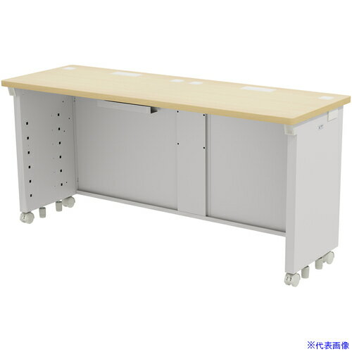 オレンジブック トラスコ中山　TRUSCOSANWA eデスク(薄い木目)W1500×D500×H700 〔品番:EDSK15050LM〕[ 注番:6530577]特長●設置場所や設置機器、用途に合わせて150種類のサイズから選べるデスクシ...