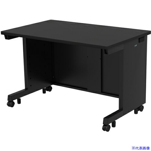 オレンジブック トラスコ中山　TRUSCOSANWA eデスク(ブラック)W1100×D700×H700 〔品番:EDSK11070BK〕[ 注番:6536851]特長●設置場所や設置機器、用途に合わせて150種類のサイズから選べるデスクシ...