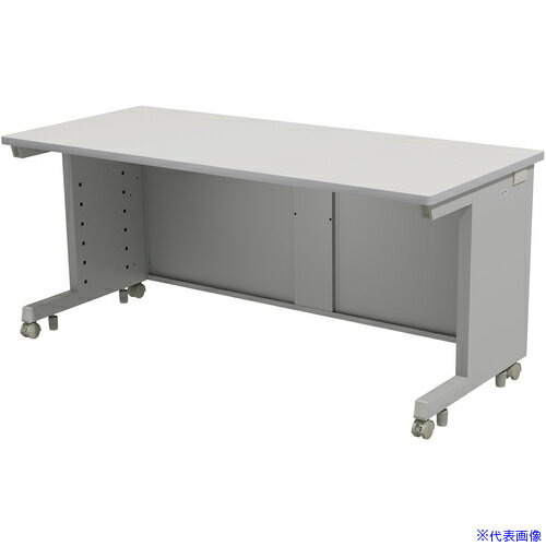 オレンジブック トラスコ中山　TRUSCOSANWA eデスク(グレー)W1600×D700×H700 〔品番:EDSK16070GY〕[ 注番:6538432]特長●設置場所や設置機器、用途に合わせて150種類のサイズから選べるデスクシリ...