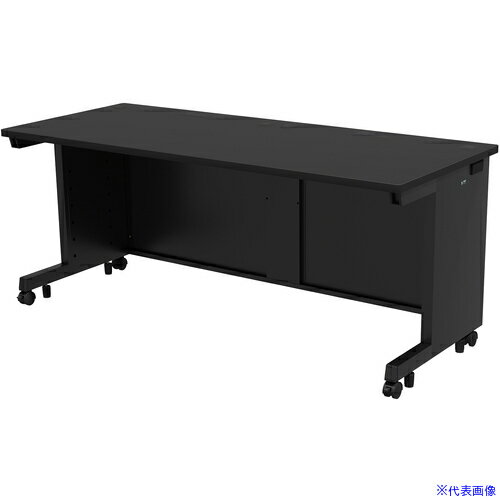 オレンジブック トラスコ中山　TRUSCOSANWA eデスク(ブラック)W1700×D700×H700 〔品番:EDSK17070BK〕[ 注番:6538438]特長●設置場所や設置機器、用途に合わせて150種類のサイズから選べるデスクシ...