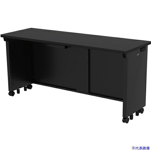 オレンジブック トラスコ中山　TRUSCOSANWA eデスク(ブラック)W1500×D500×H700 〔品番:EDSK15050BK〕[ 注番:6540009]特長●設置場所や設置機器、用途に合わせて150種類のサイズから選べるデスクシ...