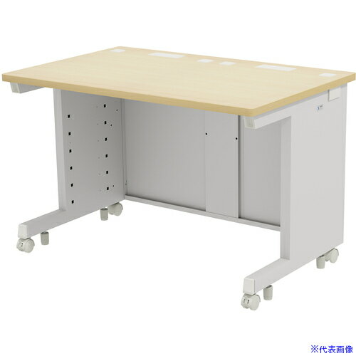 オレンジブック トラスコ中山　TRUSCOSANWA eデスク(薄い木目)W1100×D700×H700 〔品番:EDSK11070LM〕[ 注番:6546386]特長●設置場所や設置機器、用途に合わせて150種類のサイズから選べるデスクシ...