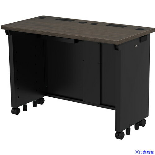オレンジブック トラスコ中山　TRUSCOSANWA eデスク(濃い木目)W1000×D500×H700 〔品番:EDSK10050M〕[ 注番:6547925]特長●設置場所や設置機器、用途に合わせて150種類のサイズから選べるデスクシリ...