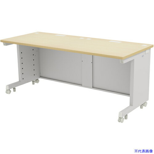 オレンジブック トラスコ中山　TRUSCOSANWA eデスク(薄い木目)W1700×D700×H700 〔品番:EDSK17070LM〕[ 注番:6549545]特長●設置場所や設置機器、用途に合わせて150種類のサイズから選べるデスクシ...