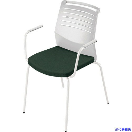 オレンジブック トラスコ中山　TRUSCONAIKI ミーティングチェアー(肘付) E290型 オセディア osedia 〔品番:E291FH3PDGR〕[ 注番:6564384]特長●空間や家具となじみやすいカラーリングにリニューアルしま...