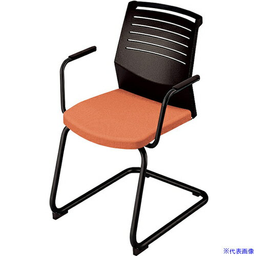 オレンジブック トラスコ中山　TRUSCONAIKI ミーティングチェアー(肘付) E290型 オセディア osedia 〔品番:E298FB1PTE〕[ 注番:6567477]特長●空間や家具となじみやすいカラーリングにリニューアルしまし...
