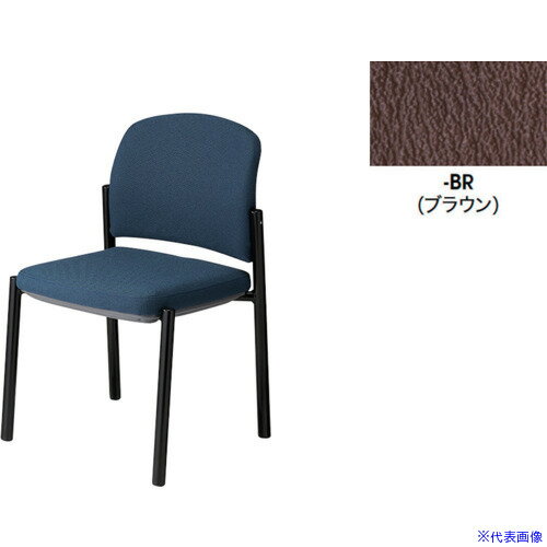 オレンジブック トラスコ中山　TRUSCONAIKI ミーティングチェアー(肘無) E433型 〔品番:E433VBBR〕[ 注番:6567523]特長用途●ミーティング用仕様●座幅(mm)：440●座奥行(mm)：430●座面高さ(mm)...