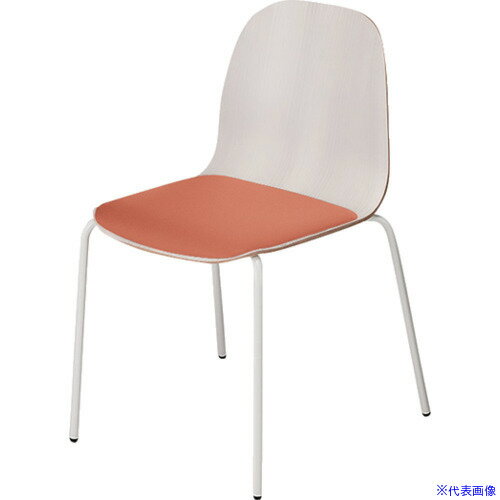 オレンジブック トラスコ中山　TRUSCONAIKI ミーティングチェアー(肘無) E460型 リベイク libake 〔品番:E461FM13PTE〕[ 注番:6570645]特長●ラウンジエリアにも調和する木の風合いと洗練されたデザイン...