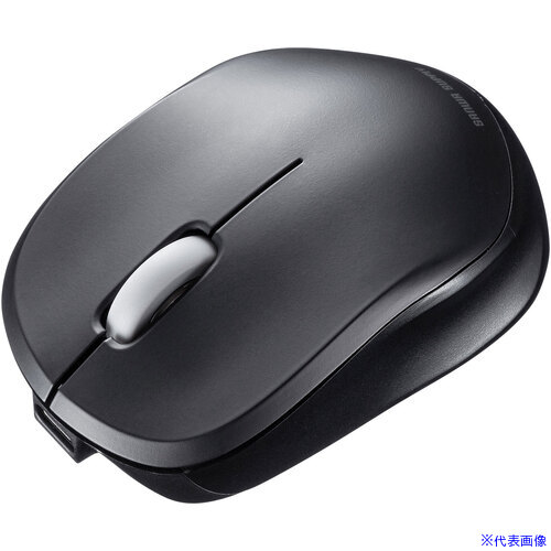 オレンジブック トラスコ中山　TRUSCOSANWA 静音BluetoothブルーLEDマウス(充電式) 〔品番:MABBS308BK〕[ 注番:6571496]特長●静音スイッチを搭載し、公共の場や会議中の操作などでの使用に便利なBlue...