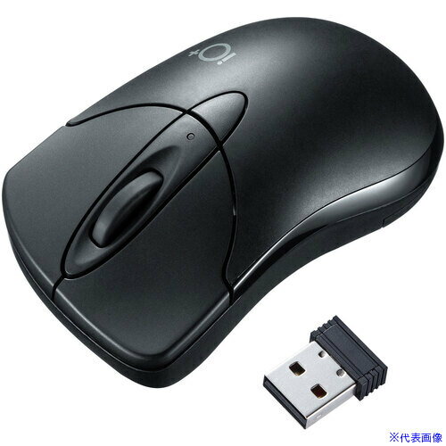 オレンジブック トラスコ中山　TRUSCOSANWA 静音ワイヤレスブルーLEDマウス イオプラス(ブラック) 〔品番:MAIPWBS302BK〕[ 注番:6572990]特長●指にフィットする形状で持ちやすい、小型サイズのワイヤレスマウス...