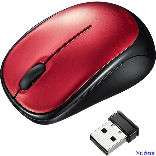 オレンジブック トラスコ中山　TRUSCOSANWA 静音ワイヤレスブルーLEDマウス 〔品番:MAWBS311R〕[ 注番:6573027]特長●指先にフィットする超小型のワイヤレスマウスです。●左右対称形状なので、右利き、左利きを問わず...