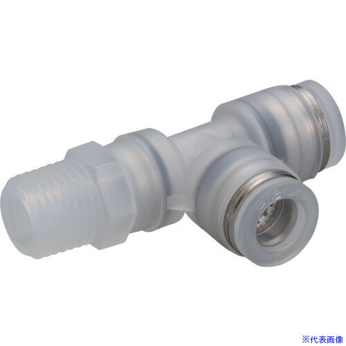 オレンジブック トラスコ中山　TRUSCOPISCO ワンタッチ継手 チューブフィッティングPP/SUS304 〔品番:PPD1/2-03〕[ 注番:6585904]特長●本体材質には、クリーン環境に適したPPを採用。●金属材質はSUS30...