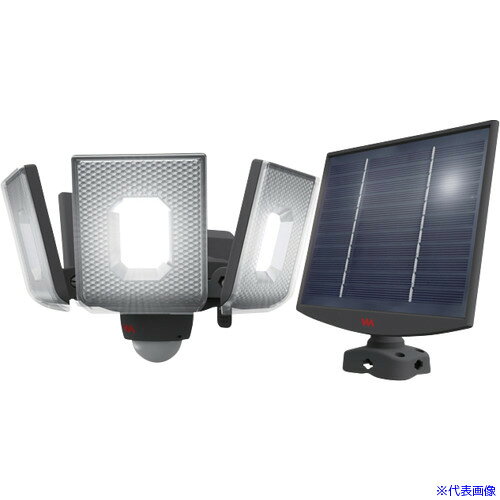オレンジブック トラスコ中山　TRUSCOmusashi 7.5W×4灯スライド型 LEDソーラーセンサーライト 〔品番:S400L〕[ 注番:6596798]特長●太陽光＋USB充電ができるソーラータイプのセンサーライトです。●ライト部が...