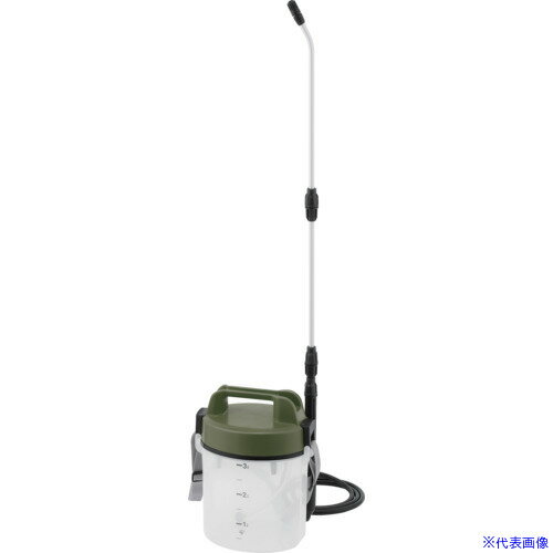 オレンジブック トラスコ中山　TRUSCOIRIS 202646 電池式噴霧器 グリーンカーキ 〔品番:IRN3〕[ 注番:6607404]特長●乾電池式ですぐに使えます。用途●園芸用薬品の散布に。仕様●容量(L)：3●ノズル：シングル●ノ...