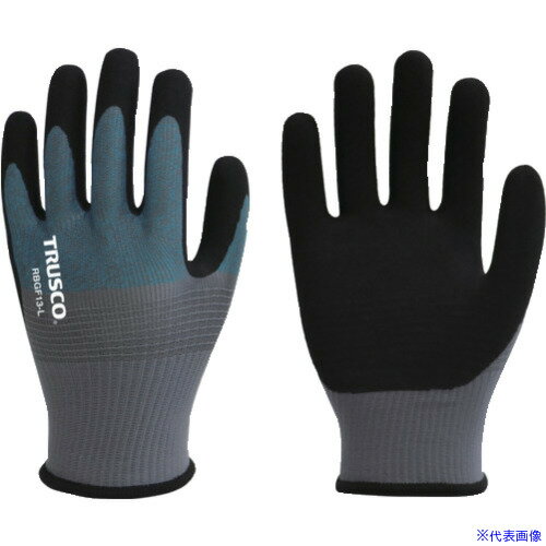 オレンジブック トラスコ中山　TRUSCOTRUSCO 天然ゴム背抜き手袋 薄手 13ゲージ XLサイズ 〔品番:RBGF13XL〕[ 注番:6625346]特長●手袋がずれにくいコンプレッションゴムを採用しており、素手感覚のフィット感を実...