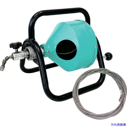 オレンジブック トラスコ中山　TRUSCOKANTOOL 排水管掃除機 FRC(本体)+ニュートラルワイヤー8mmx10mセット 〔品番:FRC4〕[ 注番:6628587]特長●コンパクトだけど超優秀です。●据え置き型で安定し、排水管清掃...
